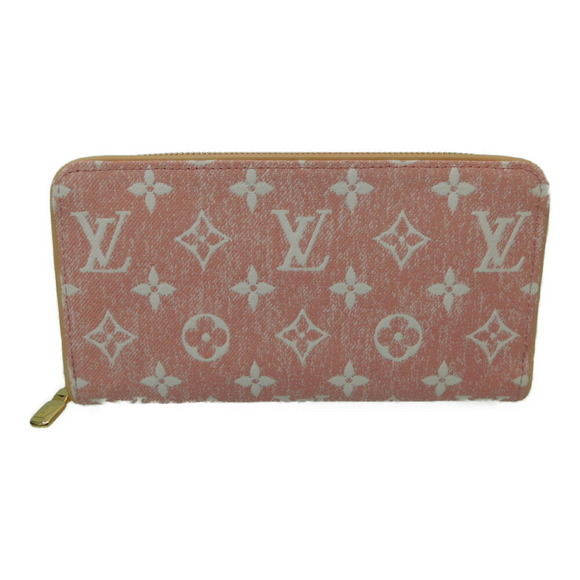 Louis Vuitton | Bags | Louis Vuitton Zippy Monogram Jacquard Denim Long ...